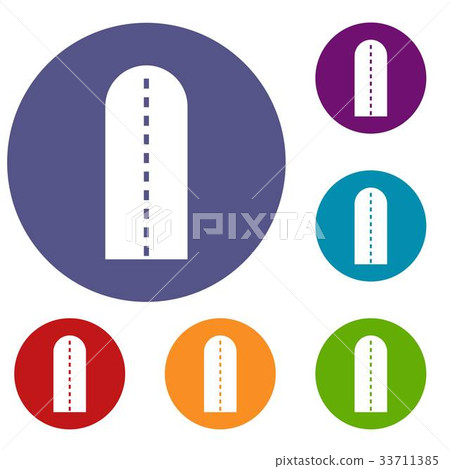 Long way icons set - Stock Illustration [33711385] - PIXTA