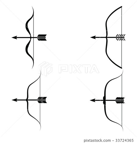 Bow icon set - Stock Illustration [33724365] - PIXTA