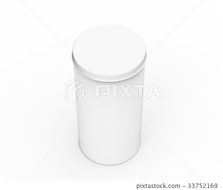 Tall metal tin mockup - Stock Illustration [33752169] - PIXTA