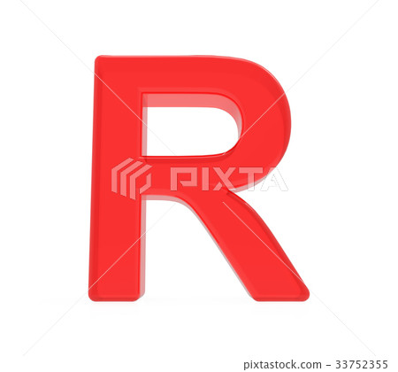 red letter R - Stock Illustration [33752355] - PIXTA
