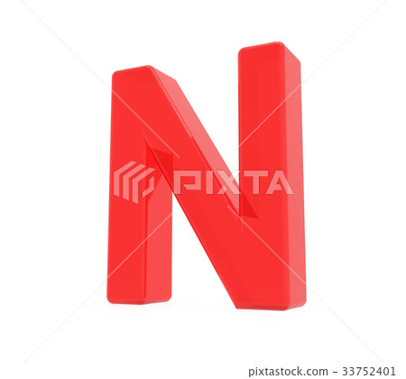 red letter N - Stock Illustration [33752401] - PIXTA