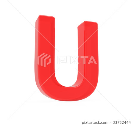 red letter U - Stock Illustration [33752444] - PIXTA