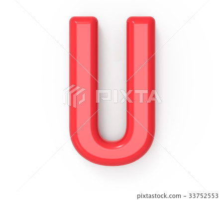red letter U - Stock Illustration [33752553] - PIXTA