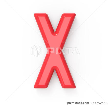 red letter X - Stock Illustration [33752559] - PIXTA