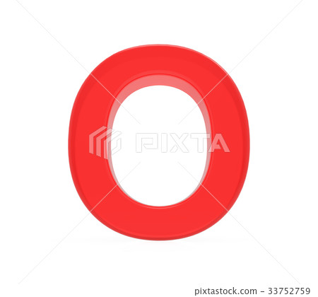 red letter O - Stock Illustration [33752759] - PIXTA