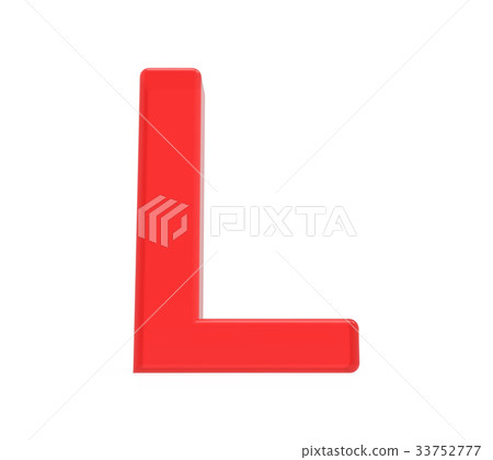 red letter L - Stock Illustration [33752777] - PIXTA