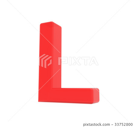 red letter L - Stock Illustration [33752800] - PIXTA