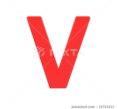 red letter V - Stock Illustration [33752812] - PIXTA