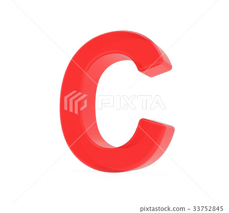 red letter C - Stock Illustration [33752845] - PIXTA
