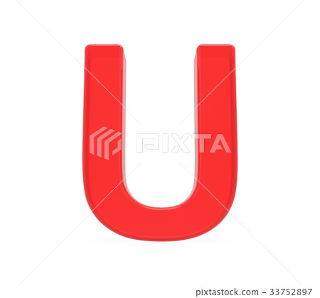 red letter U - Stock Illustration [33752897] - PIXTA