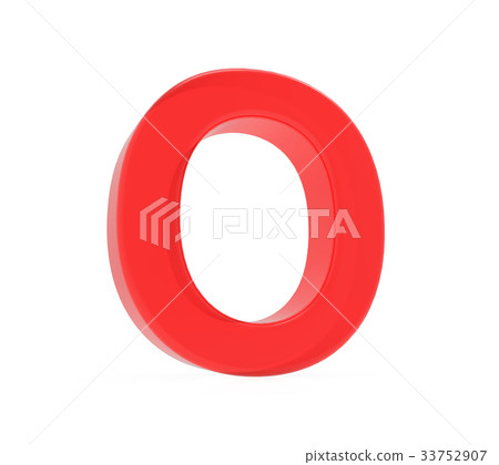 red letter O - Stock Illustration [33752907] - PIXTA