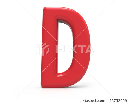 red letter D - Stock Illustration [33752939] - PIXTA