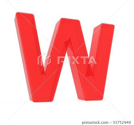 red letter W - Stock Illustration [33752949] - PIXTA