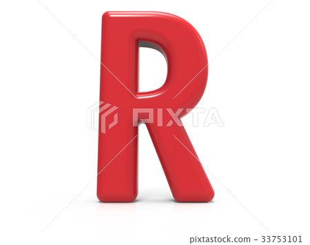 red letter R - Stock Illustration [33753101] - PIXTA