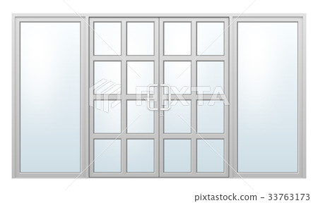 aluminium door vector - Stock Illustration [33763173] - PIXTA