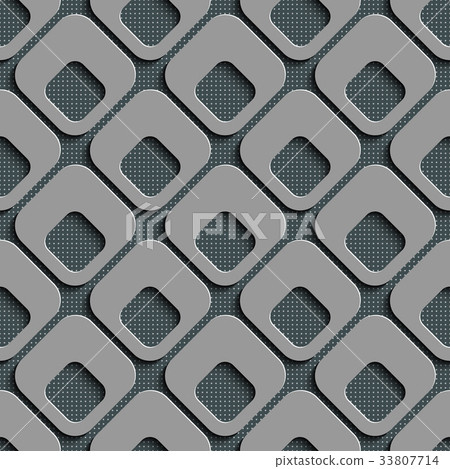 Seamless Square Pattern - Stock Illustration [33807714] - PIXTA