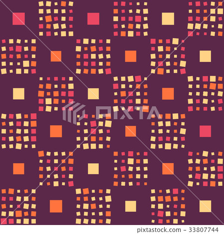 Seamless Square Pattern - Stock Illustration [33807744] - PIXTA