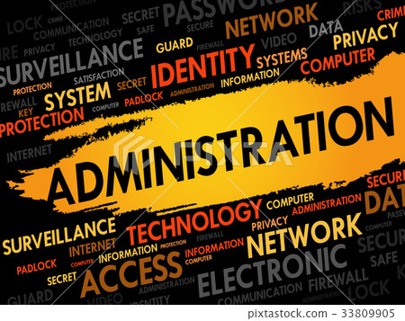 Administration word cloud - Stock Illustration [33809905] - PIXTA