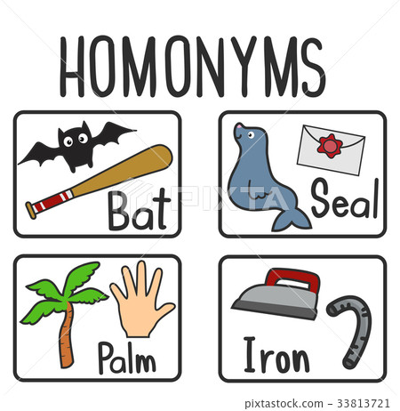 Homonyms Flash Cards - Stock Illustration [33813721] - PIXTA