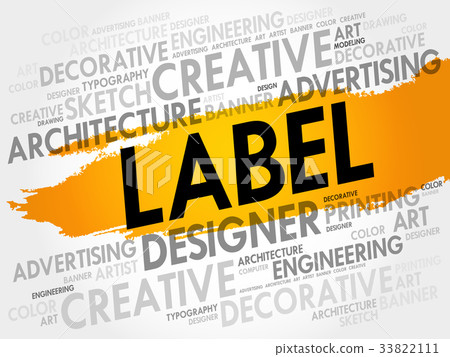 LABEL word cloud - Stock Illustration [33822111] - PIXTA