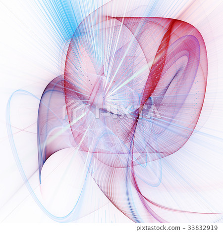 Abstract red and blue sci-fi background. - Stock Illustration [33832919 ...