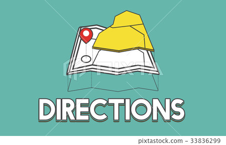 GPS location map travel graphic - Stock Illustration [33836299] - PIXTA