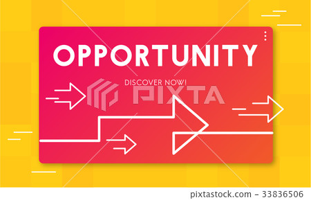 Opportunity Chance Impossible Choice Word - Stock Illustration ...