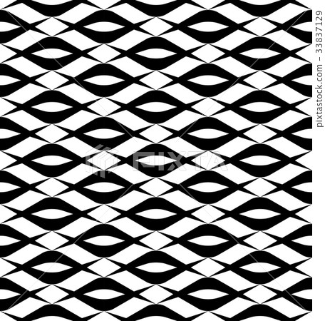 Black and white seamless pattern modern stylish - Stock Illustration ...