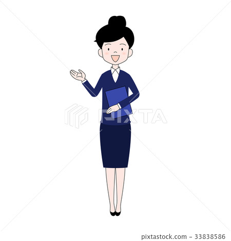 Concierge Woman - Stock Illustration [33838586] - PIXTA