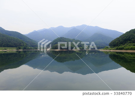 Samge Reservoir, Hoengseong-gun, Gangwon-do - Stock Photo [33840770 ...