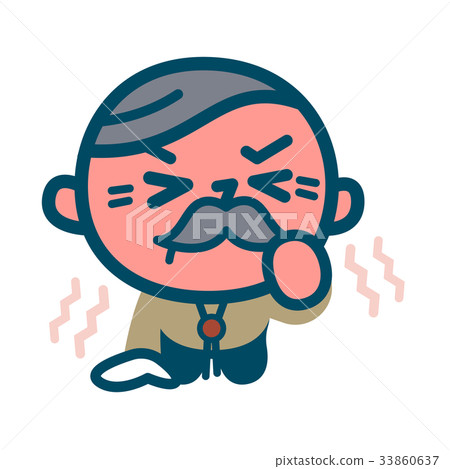 Senior man to endure - Stock Illustration [33860637] - PIXTA