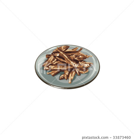 Boiled boiled smelt - Stock Illustration [33873460] - PIXTA