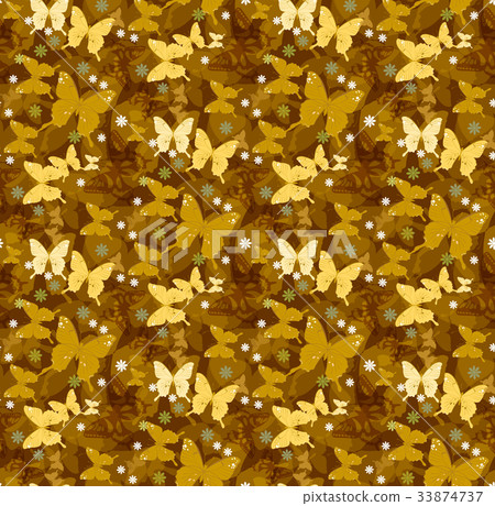 batterfly patterns seamless - Stock Illustration [33874737] - PIXTA