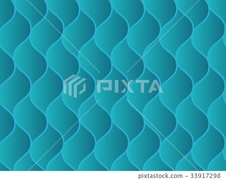 Abstract pattern with blue geometric wavy elements - Stock Illustration ...