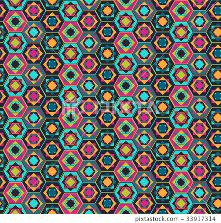 Geometric marrakesh seamless pattern - Stock Illustration [33917314 ...