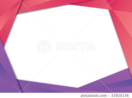 Red and Purple triangle frame border - Stock Illustration [33920136 ...