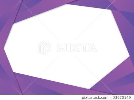 Purple triangle frame border - Stock Illustration [33920149] - PIXTA