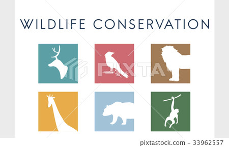 Save endangered animals icon graphic - Stock Illustration [33962557 ...