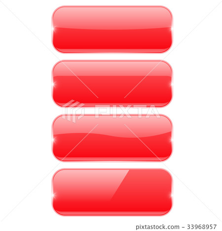 Red rectangle buttons - Stock Illustration [33968957] - PIXTA