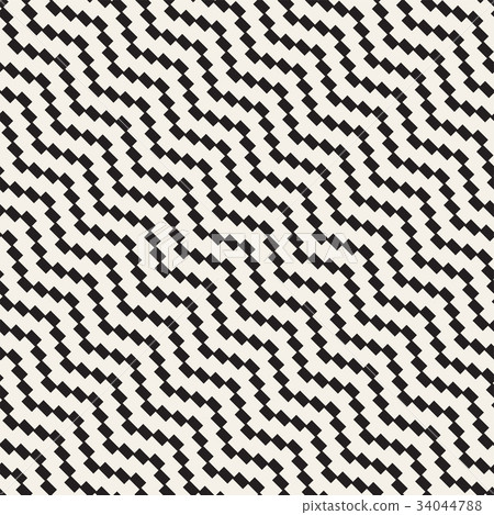 Halftone Edgy Lines Mosaic Endless Stylish Texture - Stock Illustration ...