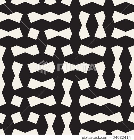 Seamless geometric lattice pattern. Irregular - Stock Illustration ...