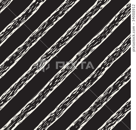 Decorative seamless pattern with doodle lines - Stock Illustration ...