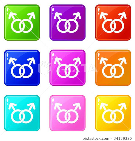 Gay love sign set 9 - Stock Illustration [34139380] - PIXTA
