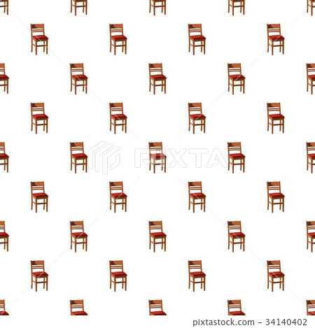 Wooden chair pattern - Stock Illustration [34140402] - PIXTA