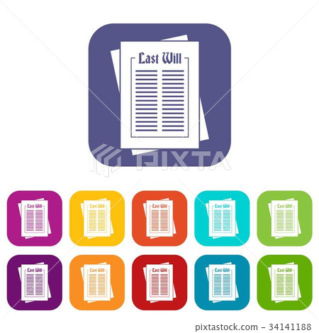 Will icons set - Stock Illustration [34141188] - PIXTA