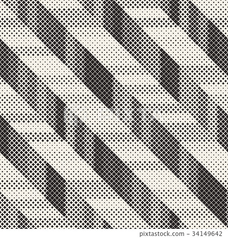 Seamless Irregular Geometric Pattern. Abstract - Stock Illustration ...