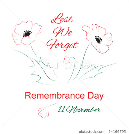 Remembrance day symbol - Stock Illustration [34166795] - PIXTA