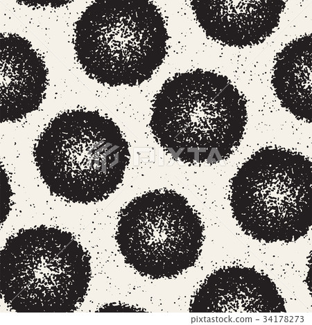 Grungy vector pattern with scattered circle shapes - Stock Illustration ...
