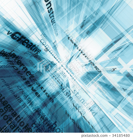 Abstract futuristic concept 3d rendering - Stock Illustration [34185480 ...