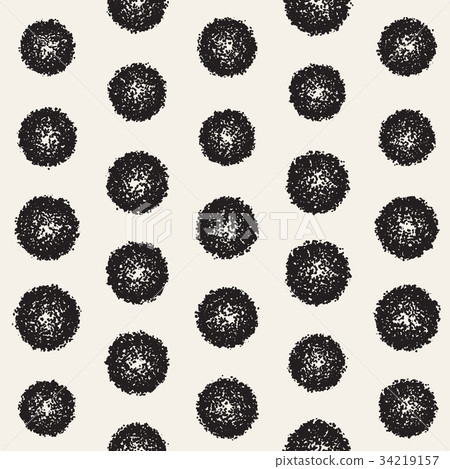 Grungy vector pattern with scattered circle shapes - Stock Illustration ...
